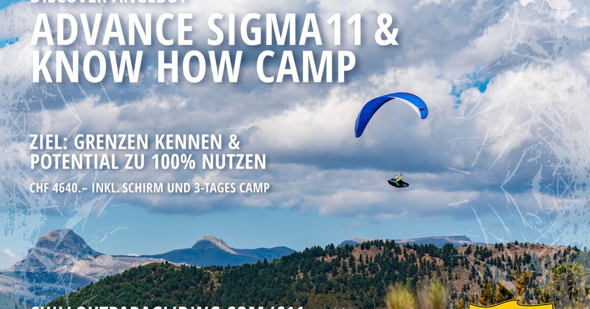 Sigma 11 Discover Angebot - Chill Out Paragliding AG